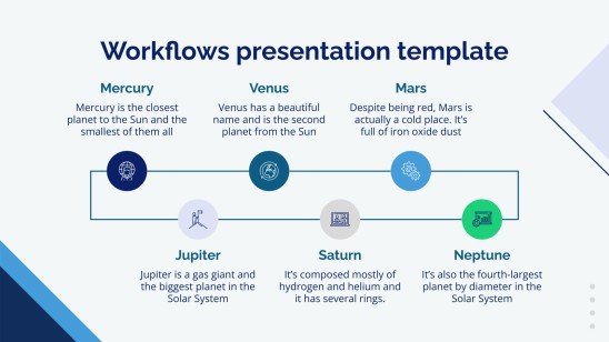 Workflows Presentation Template Presentation