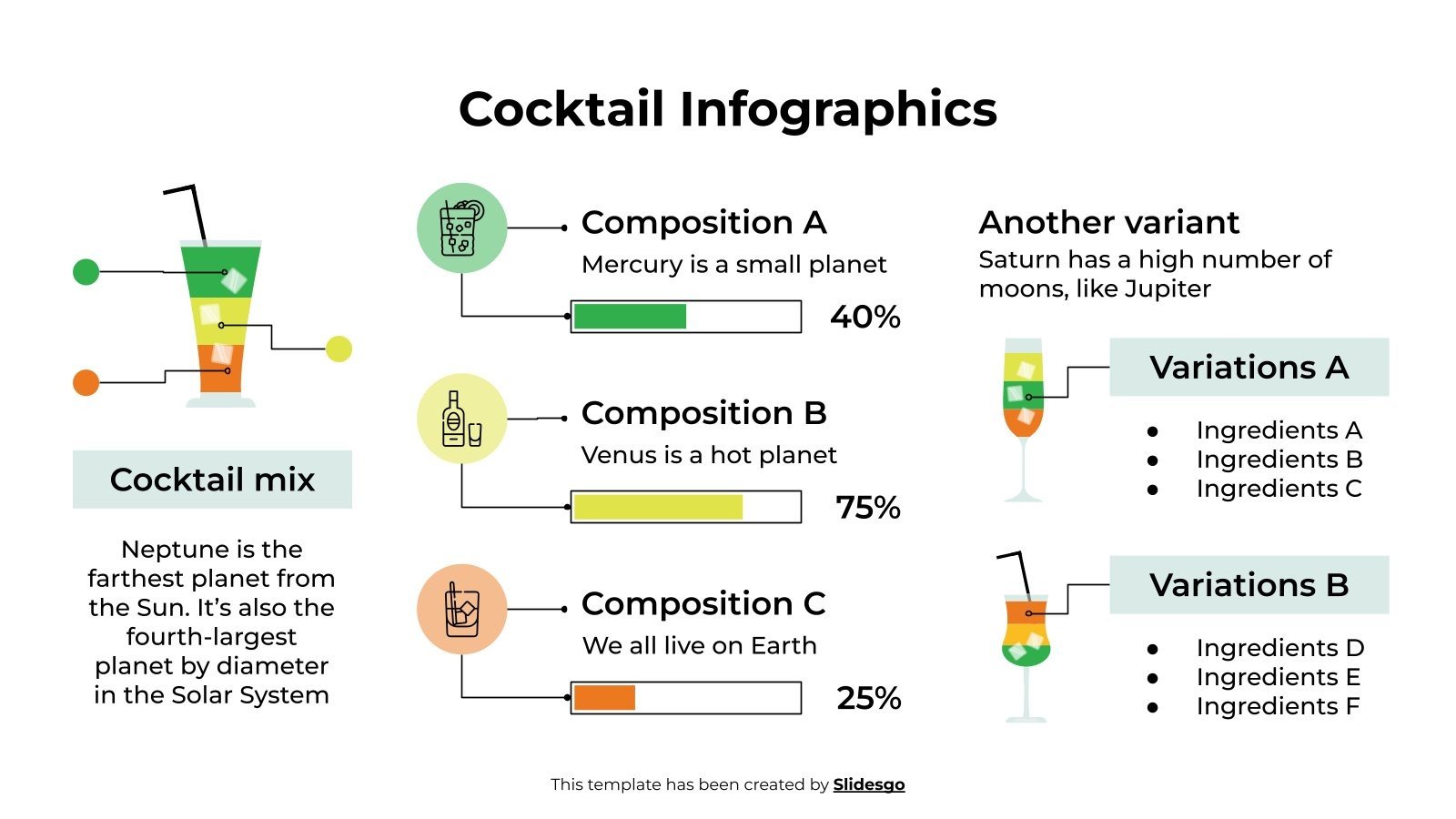 Cocktail Infographics Presentation