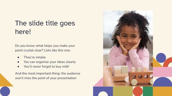 Building Blocks Pattern for Education Presentation