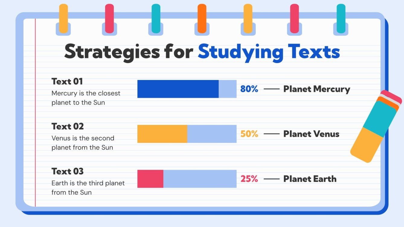Strategies for Studying Texts Infographics Template