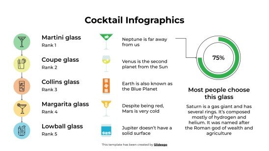 Cocktail Infographics Presentation