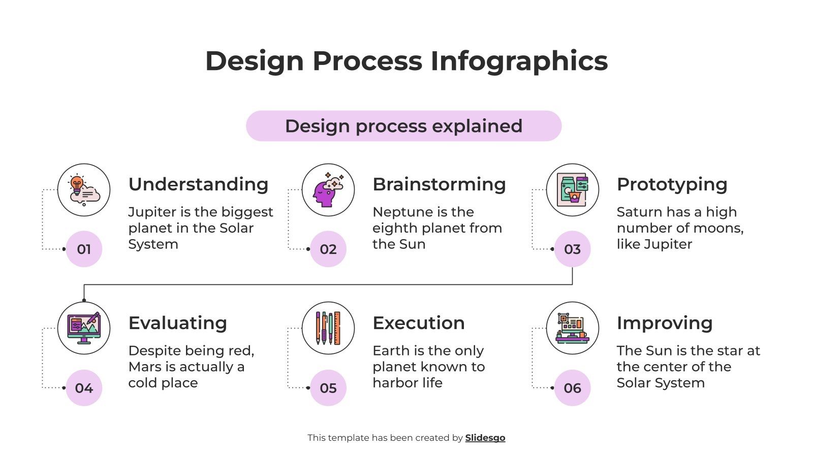 Design Process Infographics Template