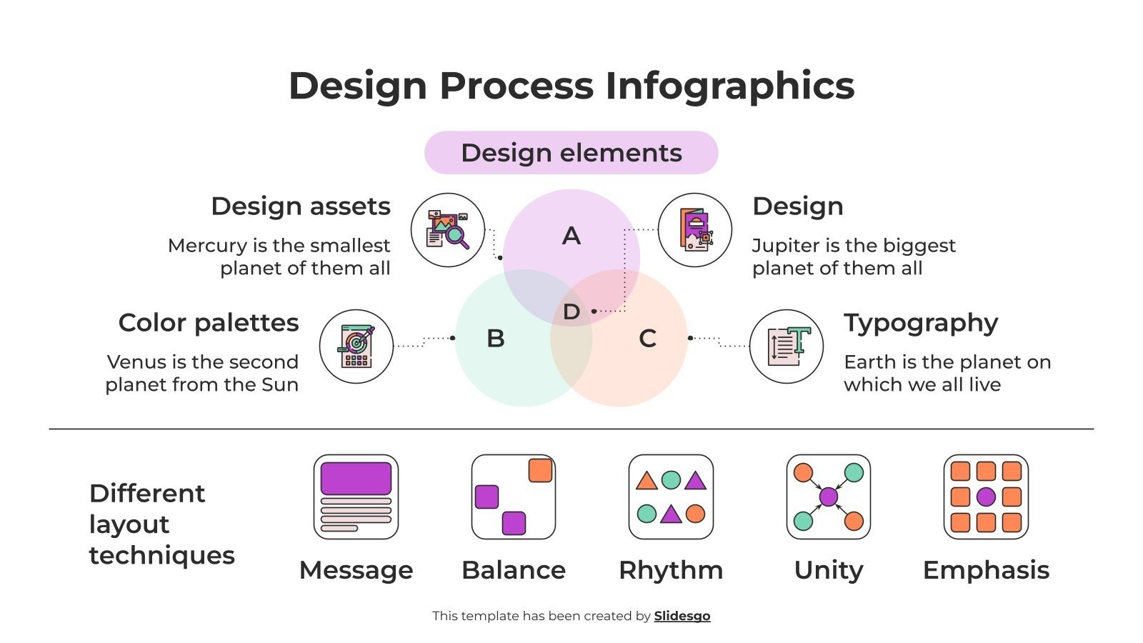 Design Process Infographics Template