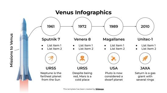 Venus Infographics Template