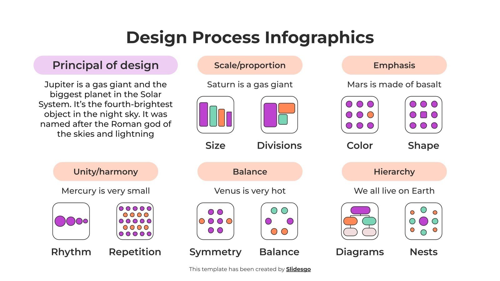 Design Process Infographics Template