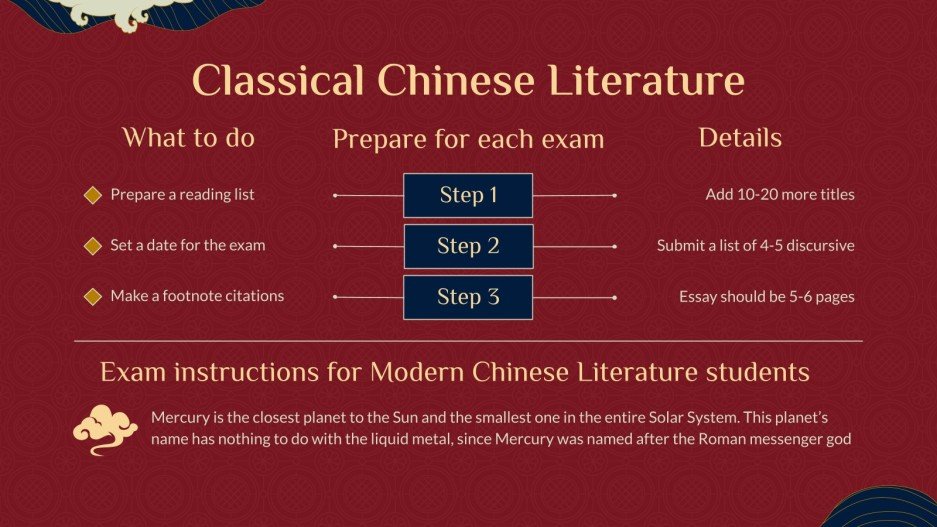 Classical Chinese Literature - Doctor in Chinese