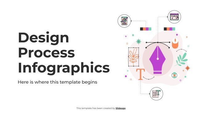 Free Process Infographics for Google Slides and PowerPoint