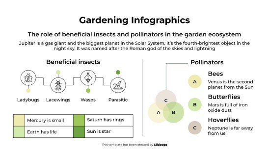 Gardening Infographics Template