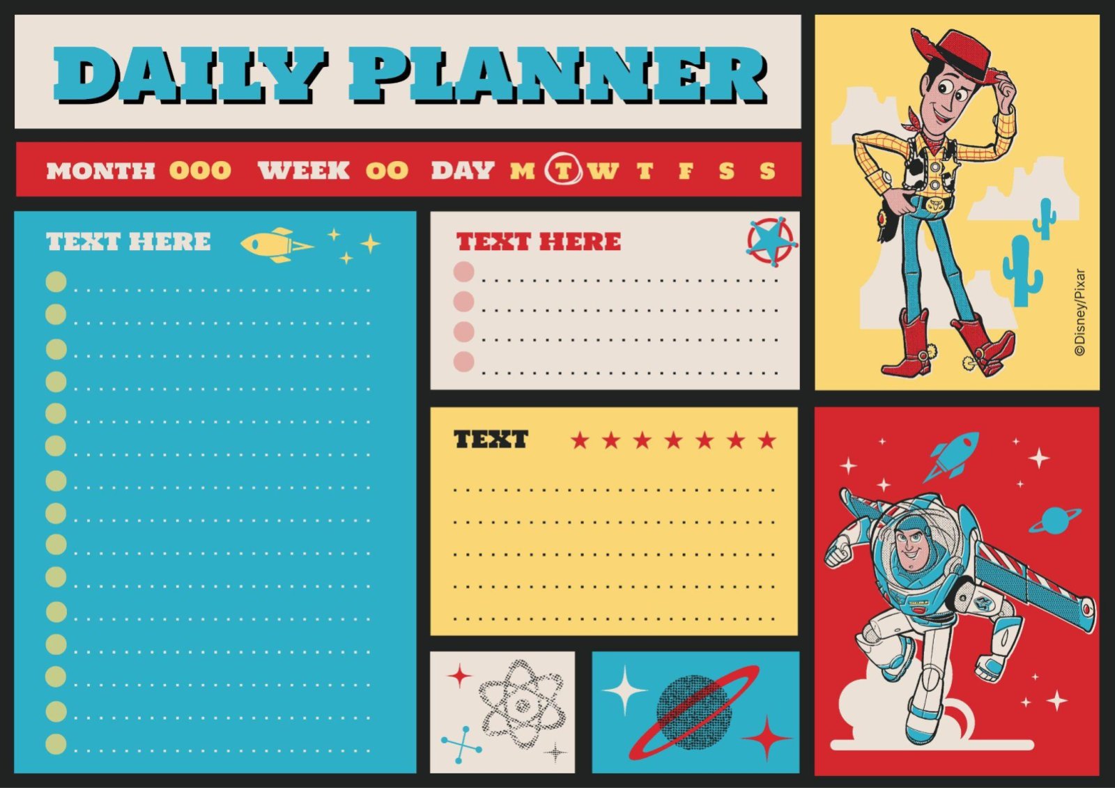 Toy Story Daily Planner Presentation
