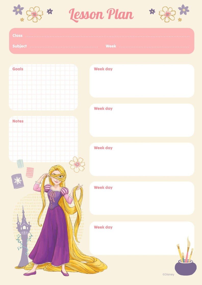 Rapunzel Tangled Lesson Plan Presentation