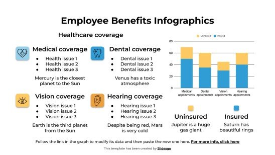 Employee Benefits Infographics Template