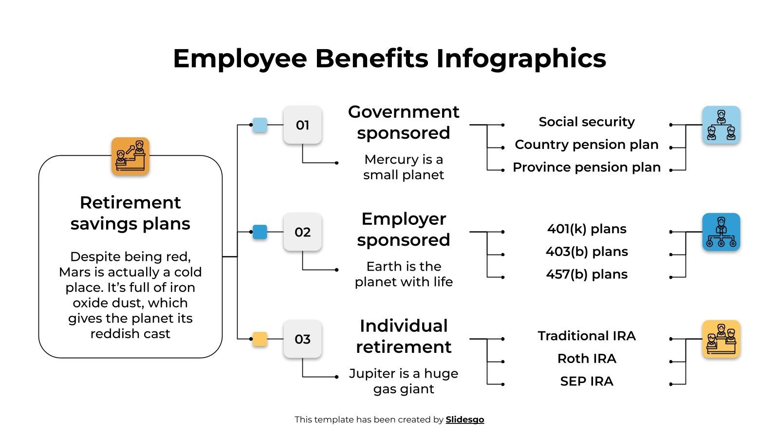 Employee Benefits Infographics Template