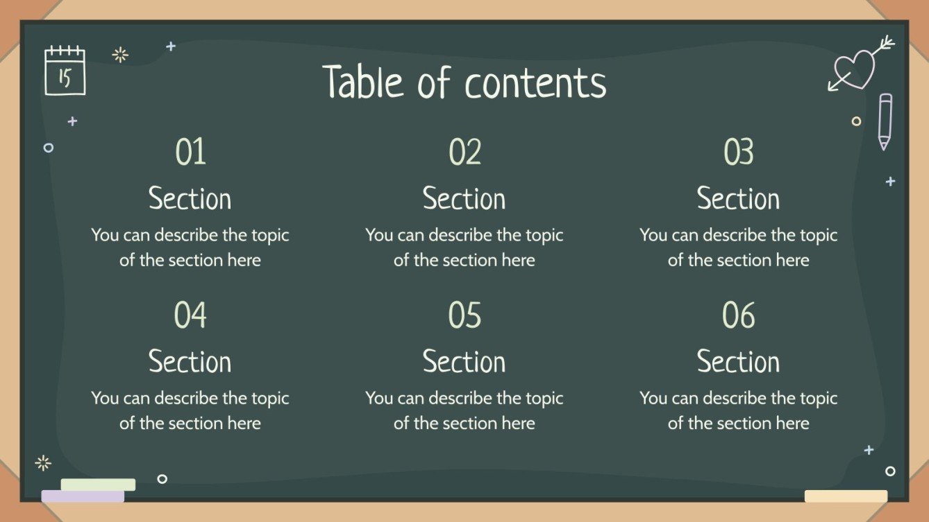 Chalkboard Background Slideshow Presentation