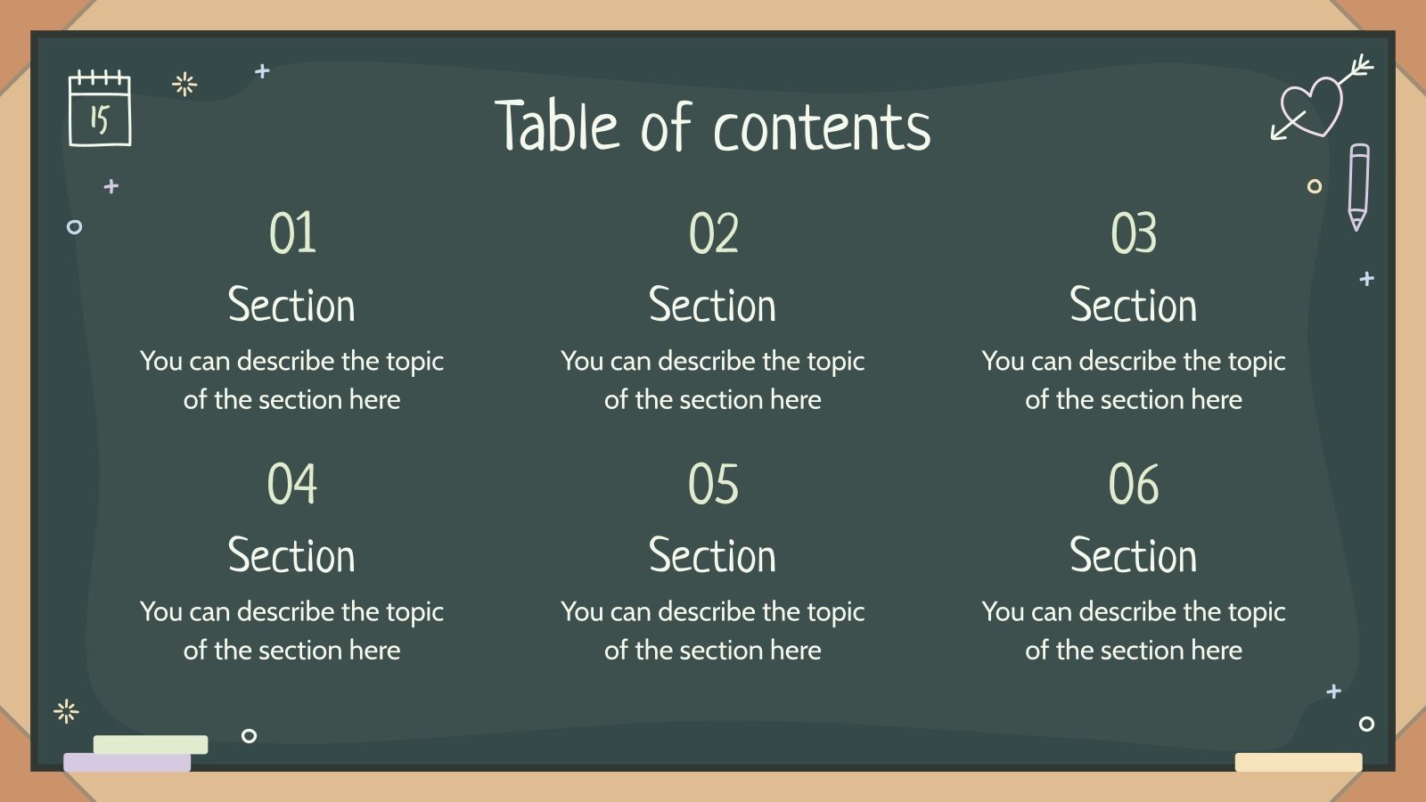 Chalkboard Background Slideshow Presentation