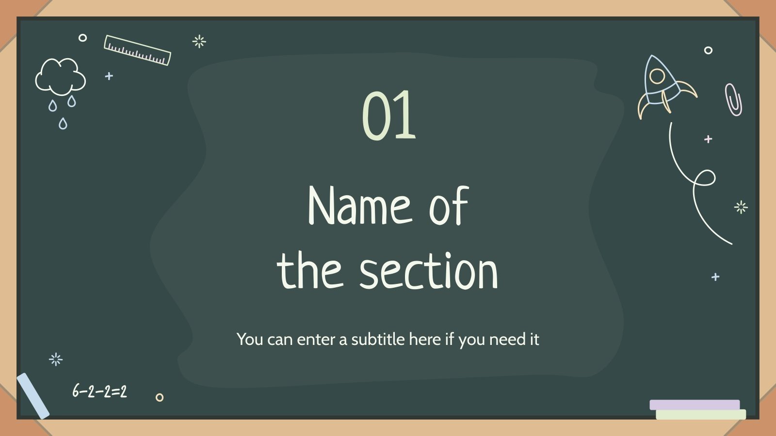 Chalkboard Background Slideshow Presentation