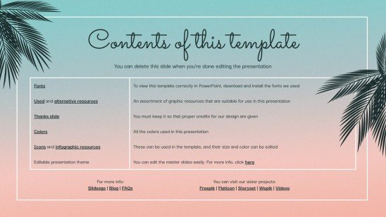 Sunset Beach Presentation