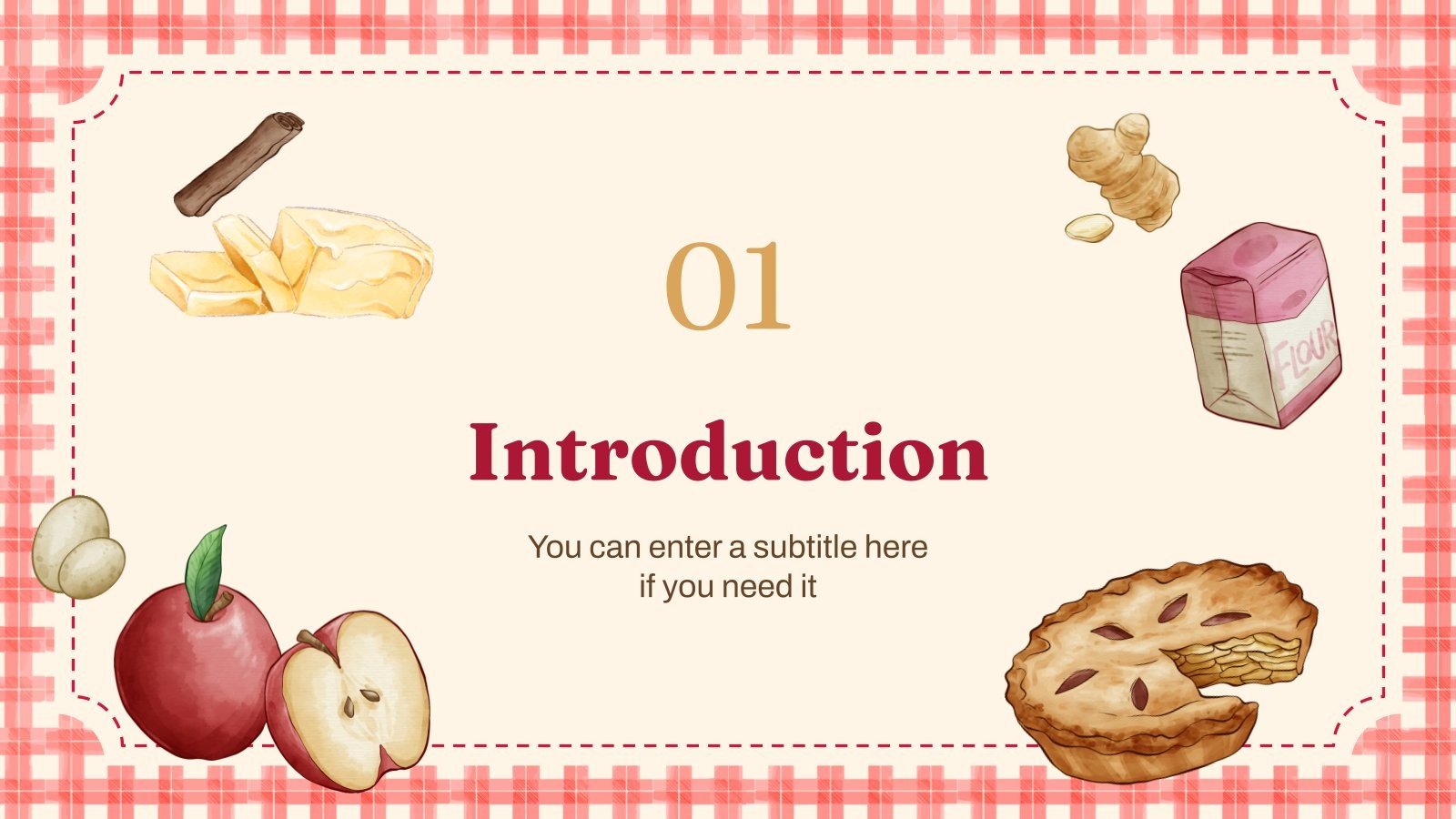 Apple Pie Presentation Template Presentation