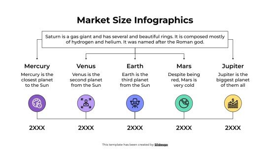 Market Size Infographics Template