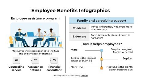 Employee Benefits Infographics Template