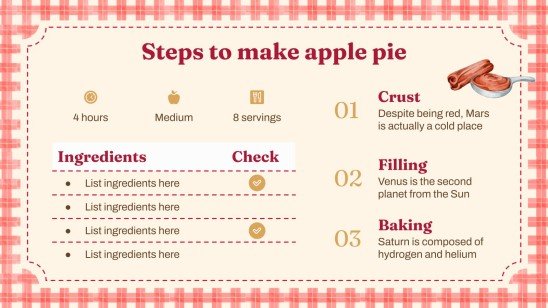 Apple Pie Presentation Template Presentation