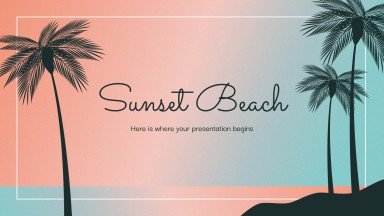 Free Sunset-themed templates for Google Slides & PowerPoint