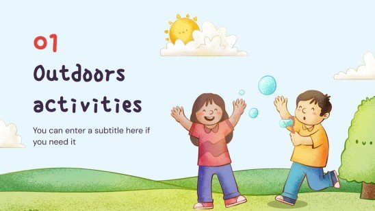 Field Day - Pre-K Presentation Template Presentation