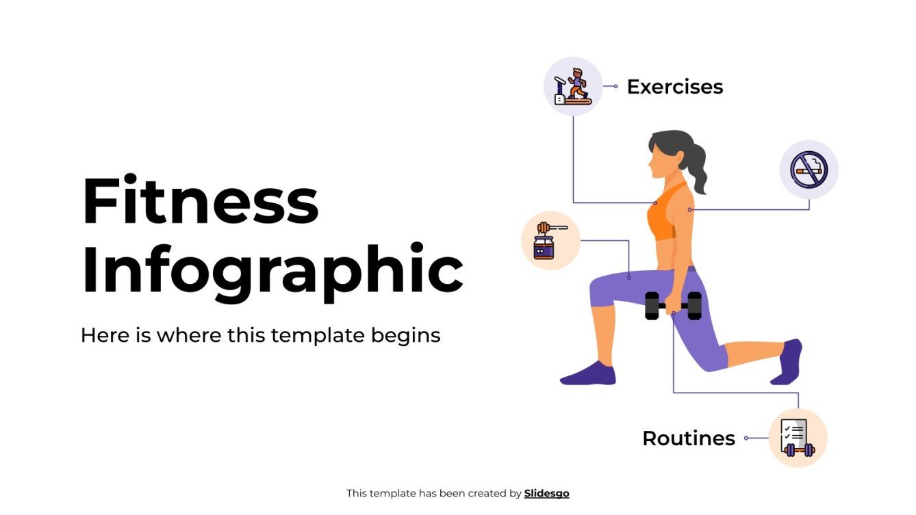 Fitness Infographics Template