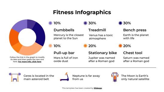 Fitness Infographics Template