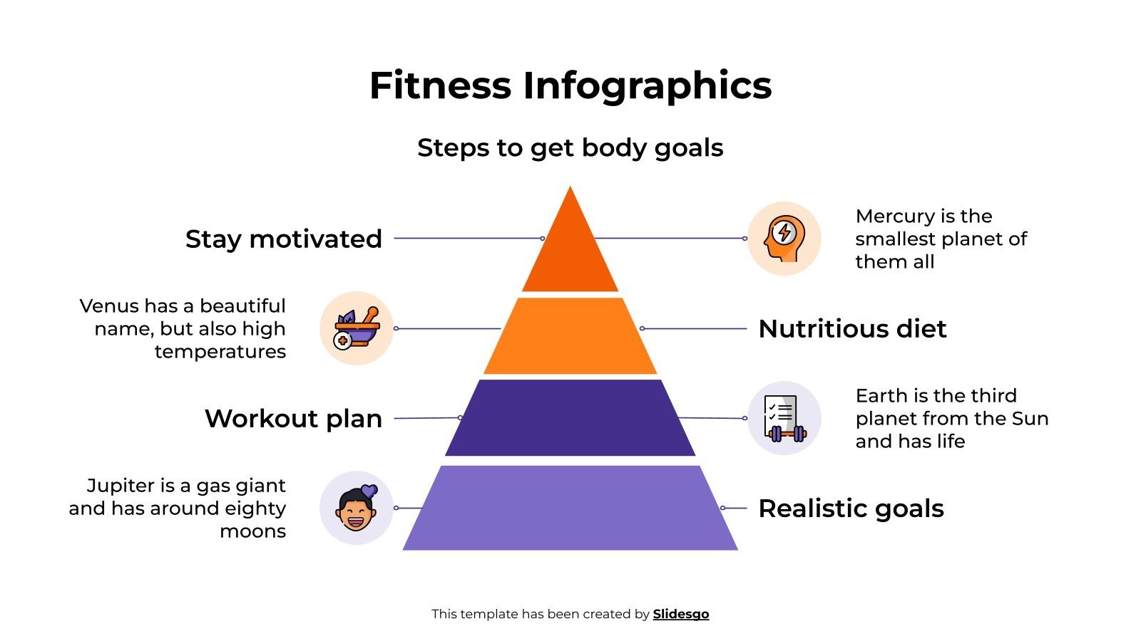 Fitness Infographics Template