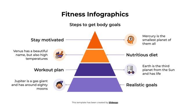 Fitness Infographics Template