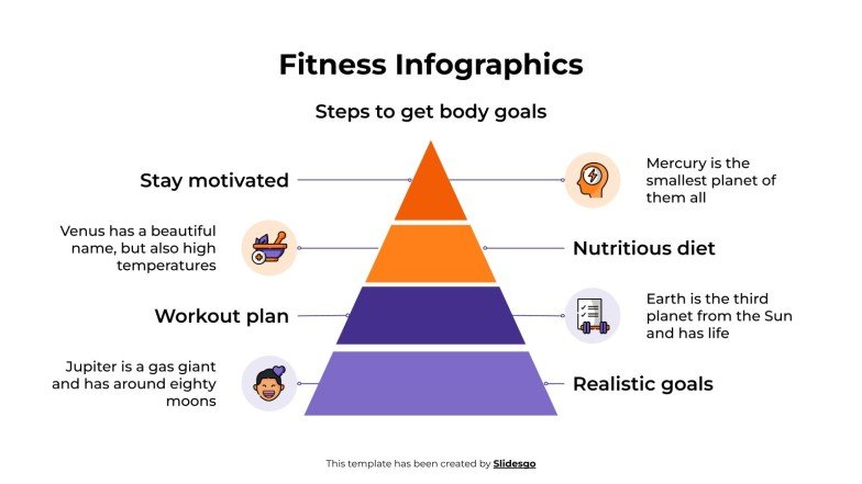 Fitness Infographics Template