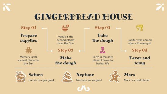 Gingerbread House Workshop Infographics Presentation