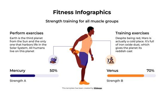 Fitness Infographics Template