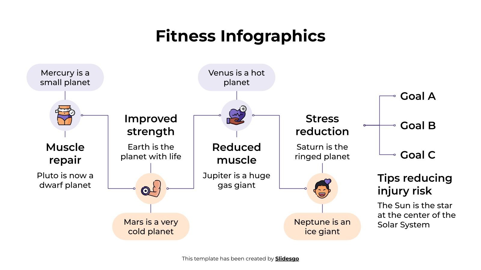 Fitness Infographics Template