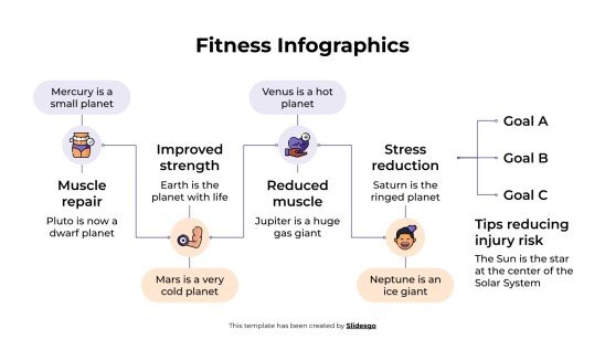 Fitness Infographics Template