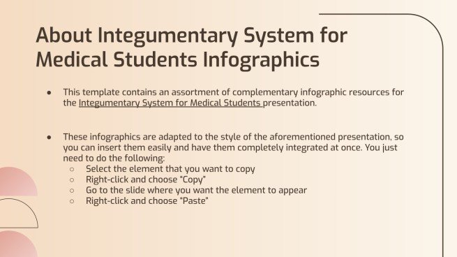 Integumentary System for Medical Students Infographics