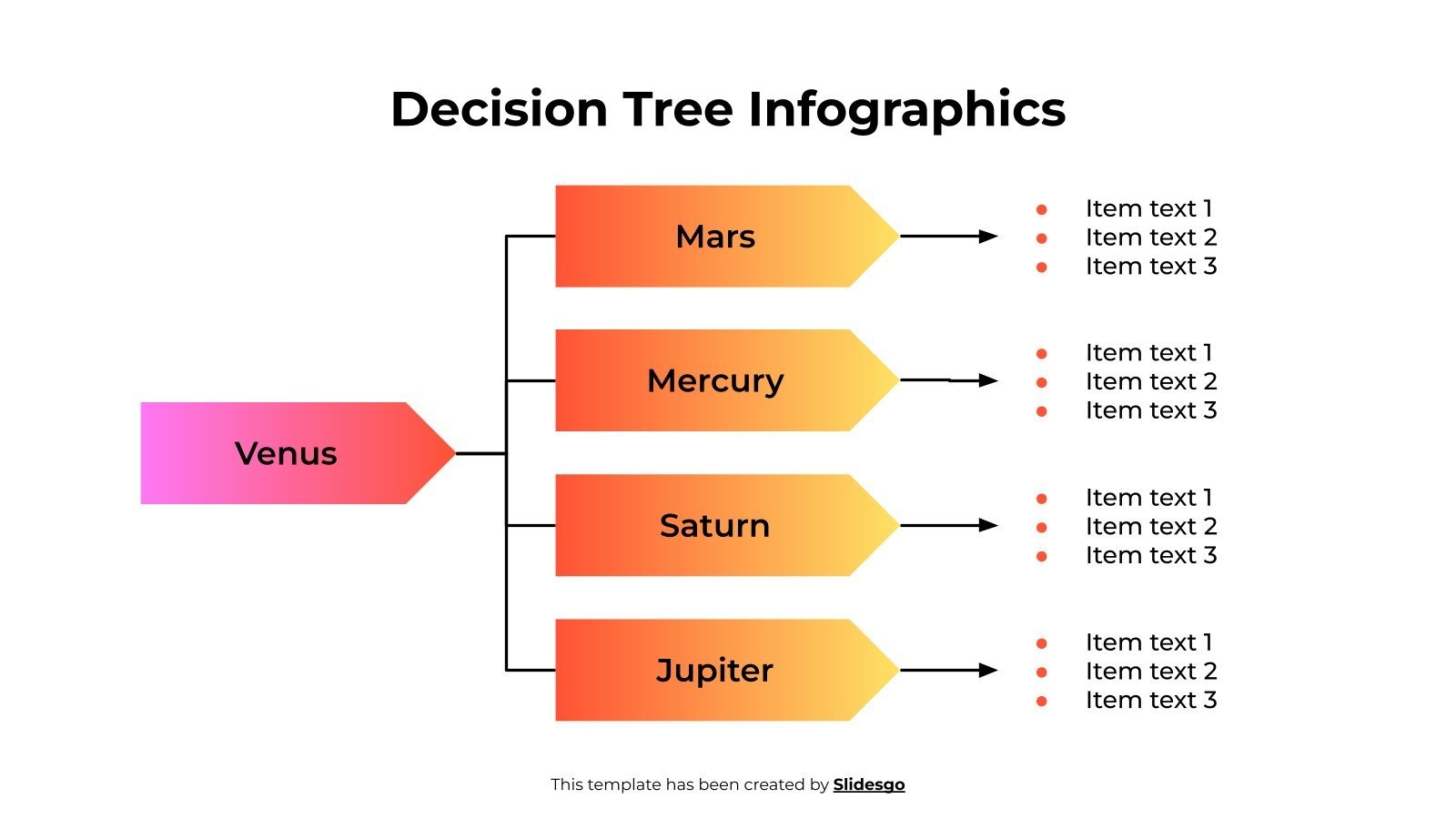 Decision Tree Infographics Template