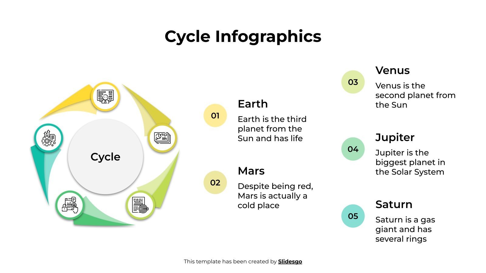 Cycle Infographics Template