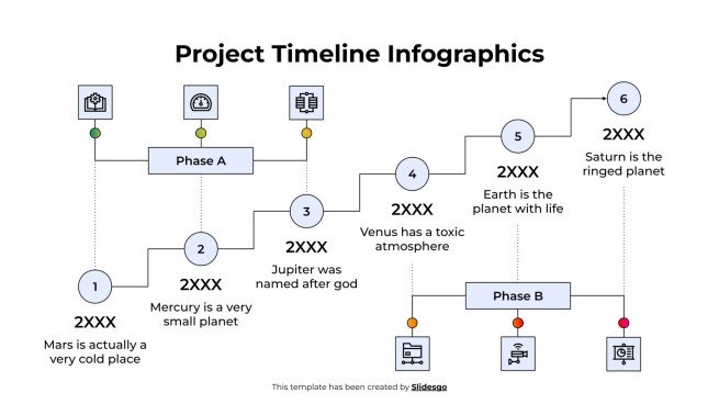 Project Timeline Infographics Presentation