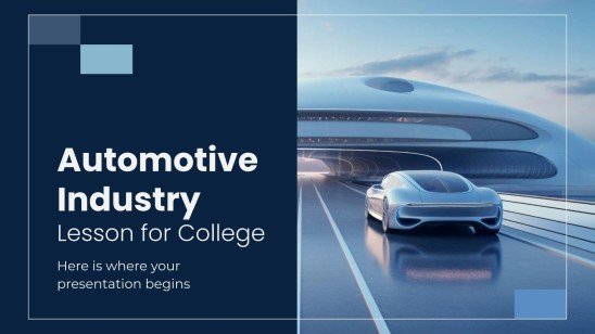 Automotive Industry Lesson for College Presentation