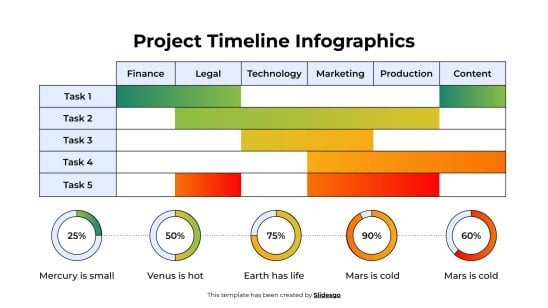 Project Timeline Infographics Presentation