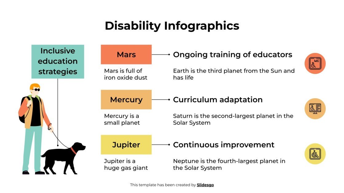 Disability Infographics Template