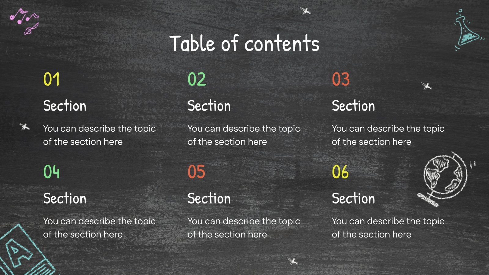 Simple Blackboard Background Presentation