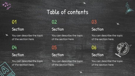 Simple Blackboard Background Presentation