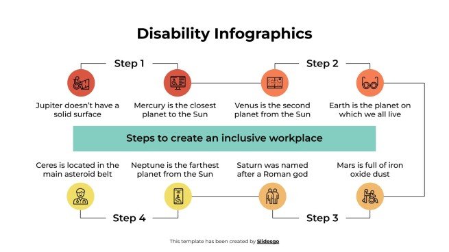 Disability Infographics Template