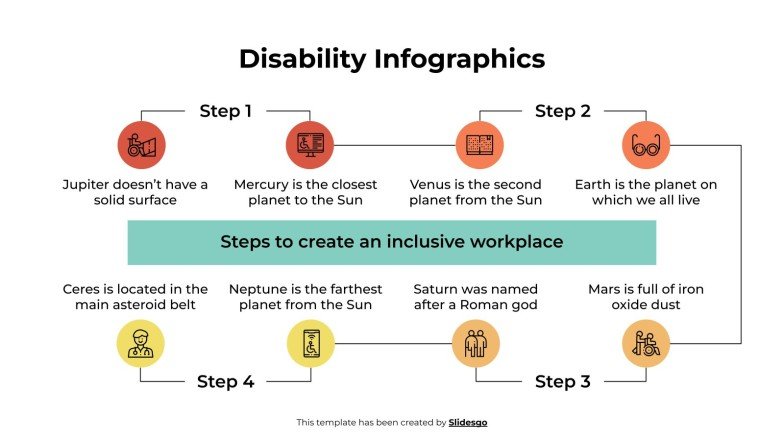 Disability Infographics Template