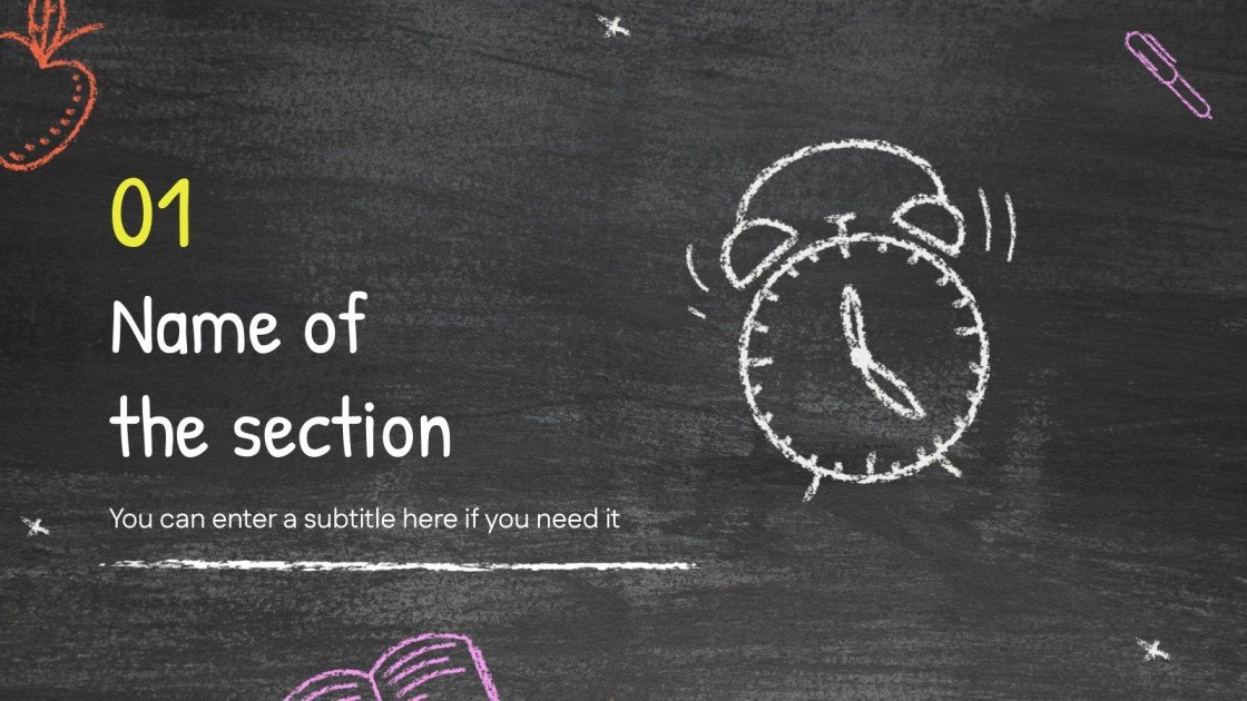 Simple Blackboard Background Presentation