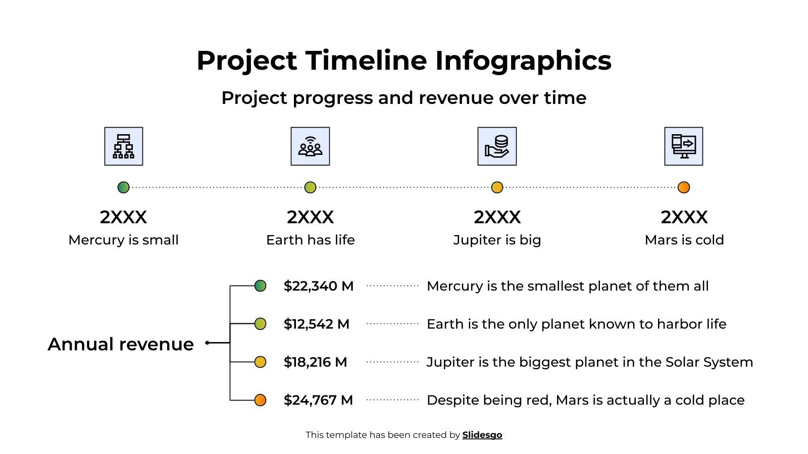 Project Timeline Infographics Presentation