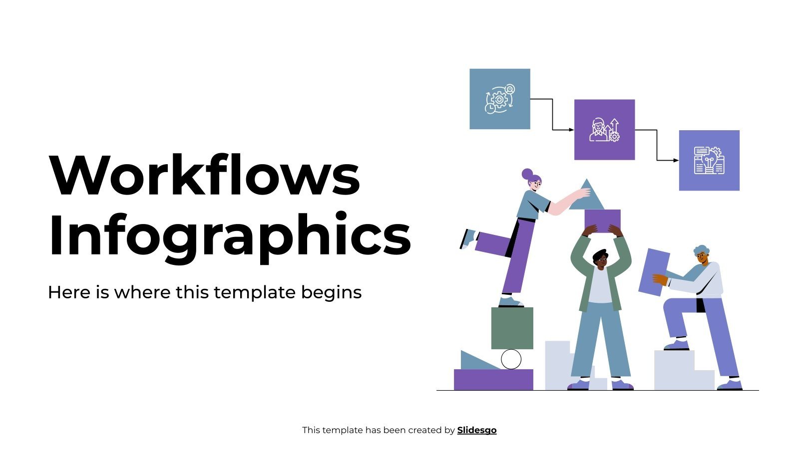 Workflows Inforgraphics Template