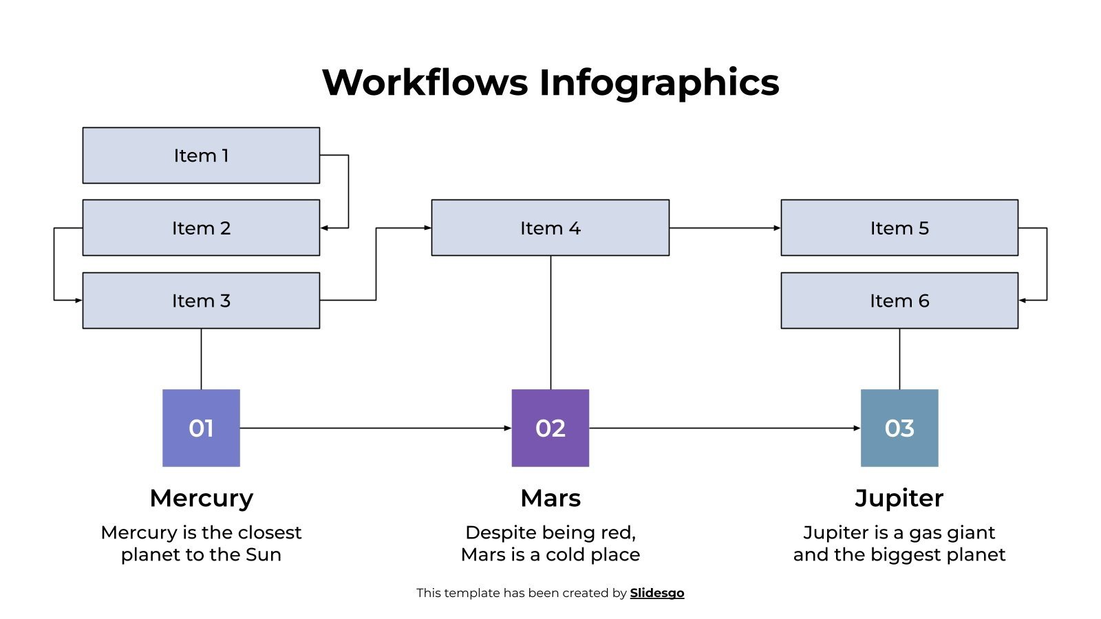 Workflows Infographics Template